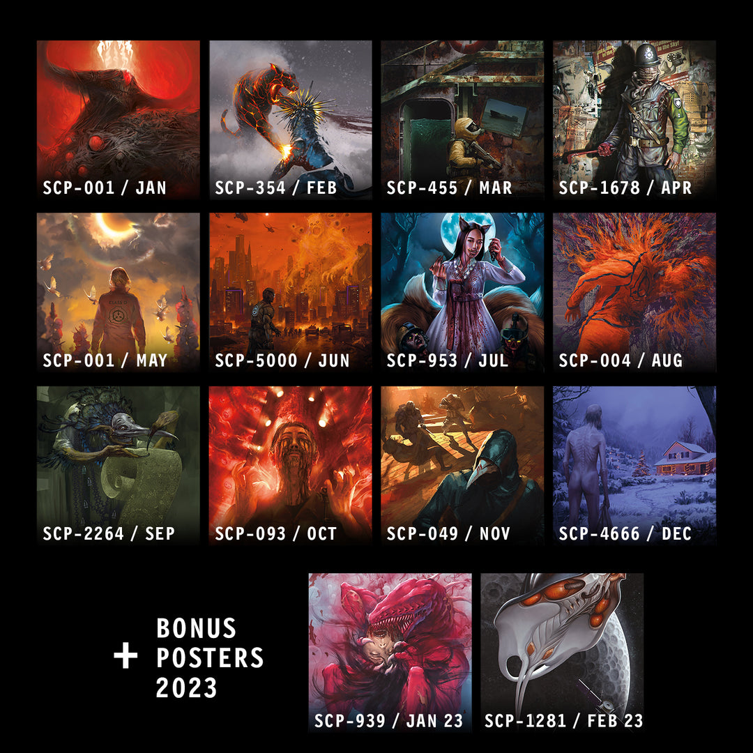 SCP Poster Set – Aloha Comics